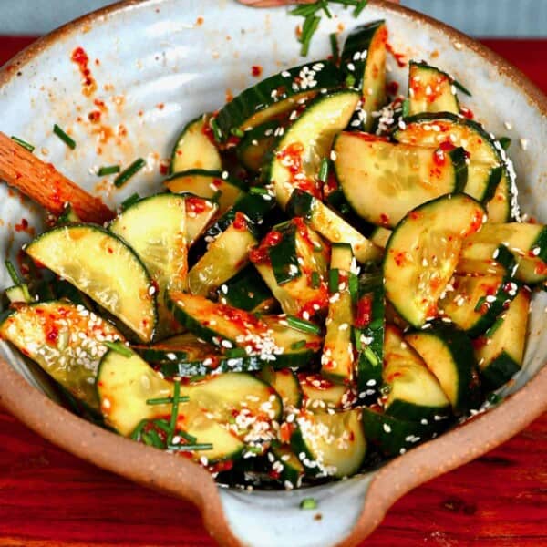 Korean Cucumber Salad (Oi Muchim) - Alphafoodie
