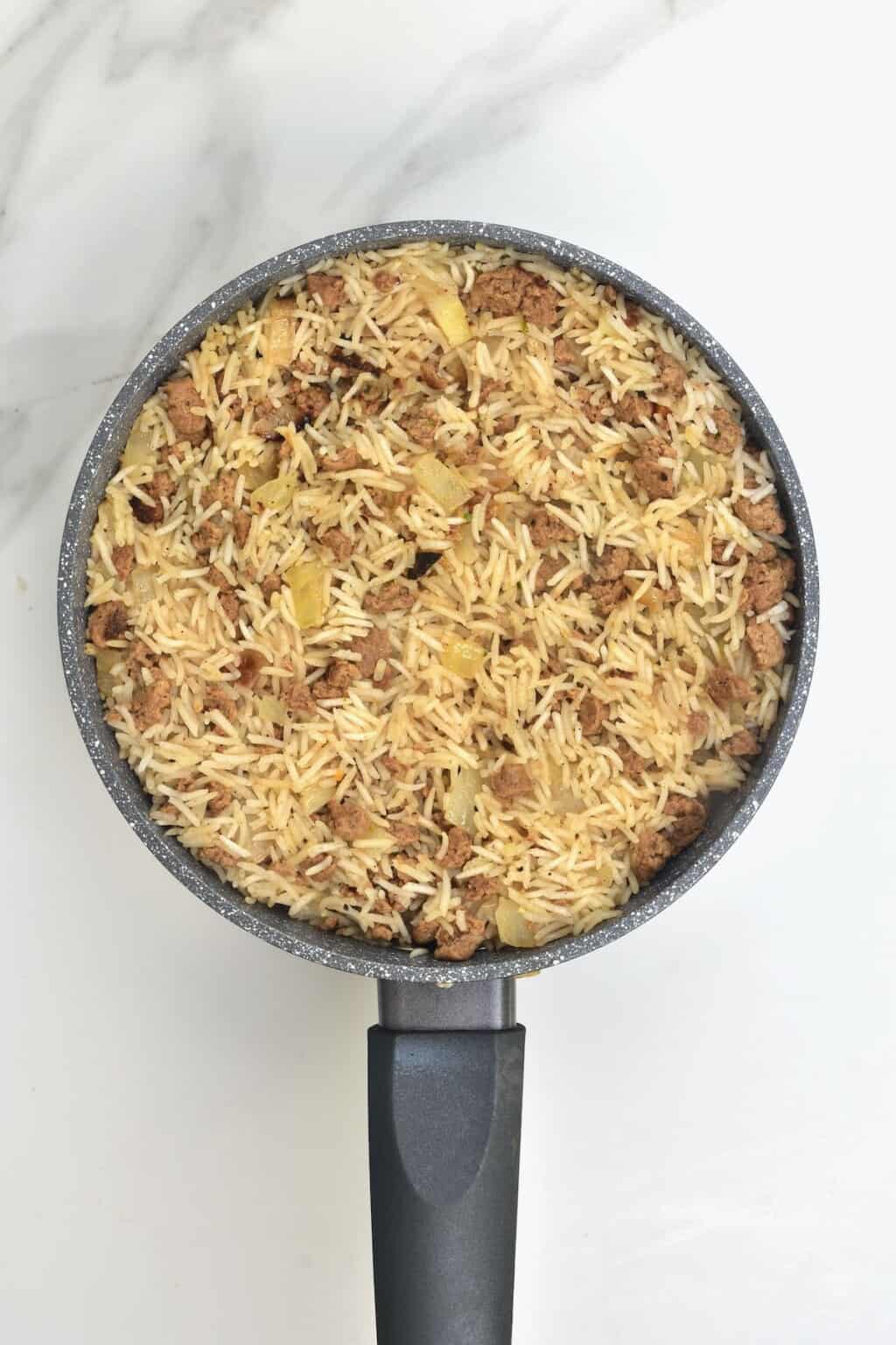 Simple Maqluba (Upside-Down Layered Rice) - Alphafoodie