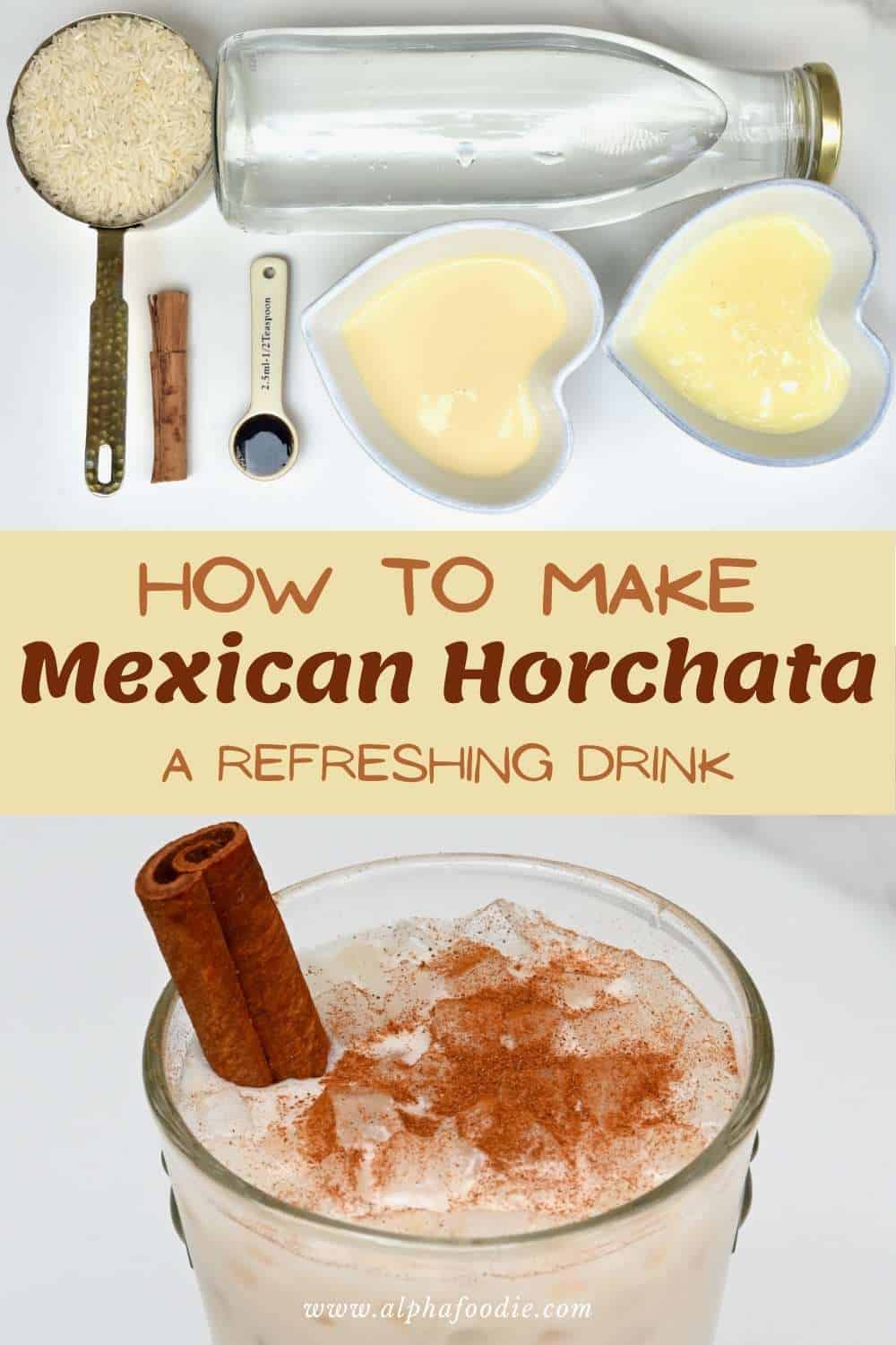 The Perfect Mexican Horchata Recipe - Alphafoodie