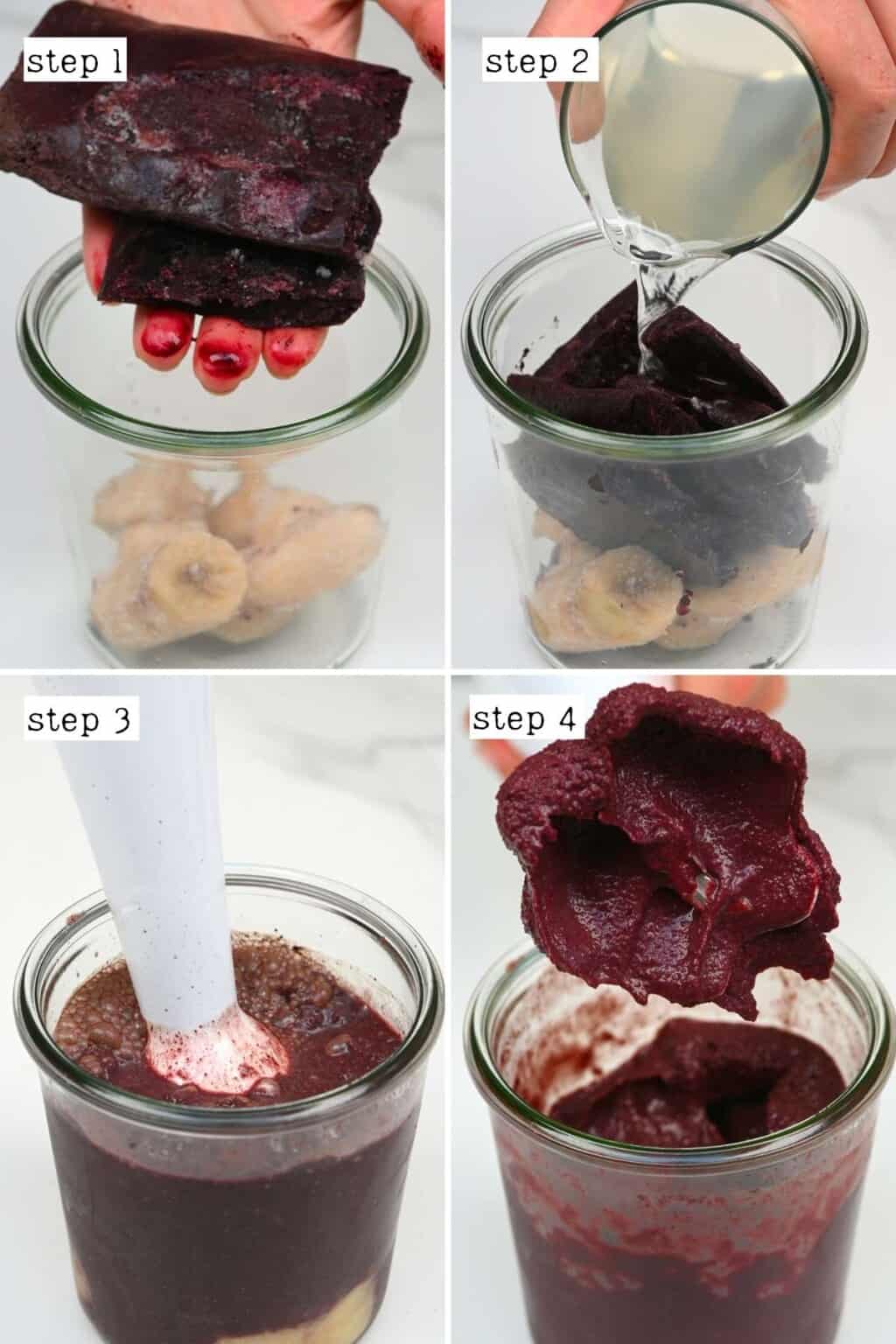 How to Make an Açaí Bowl (Frozen Açai Smoothie) - Alphafoodie