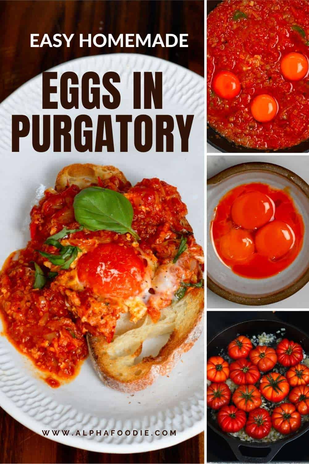 Eggs In Purgatory (Italian Baked Eggs) - Alphafoodie