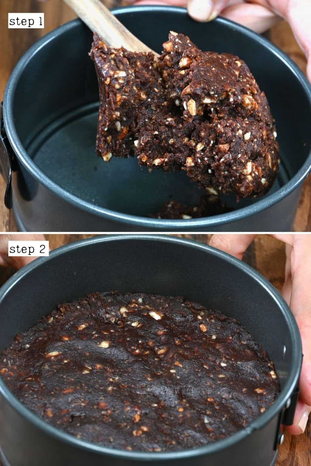 Vegan No-Bake Chocolate Cake with Caramel (Mars Cake) - Alphafoodie