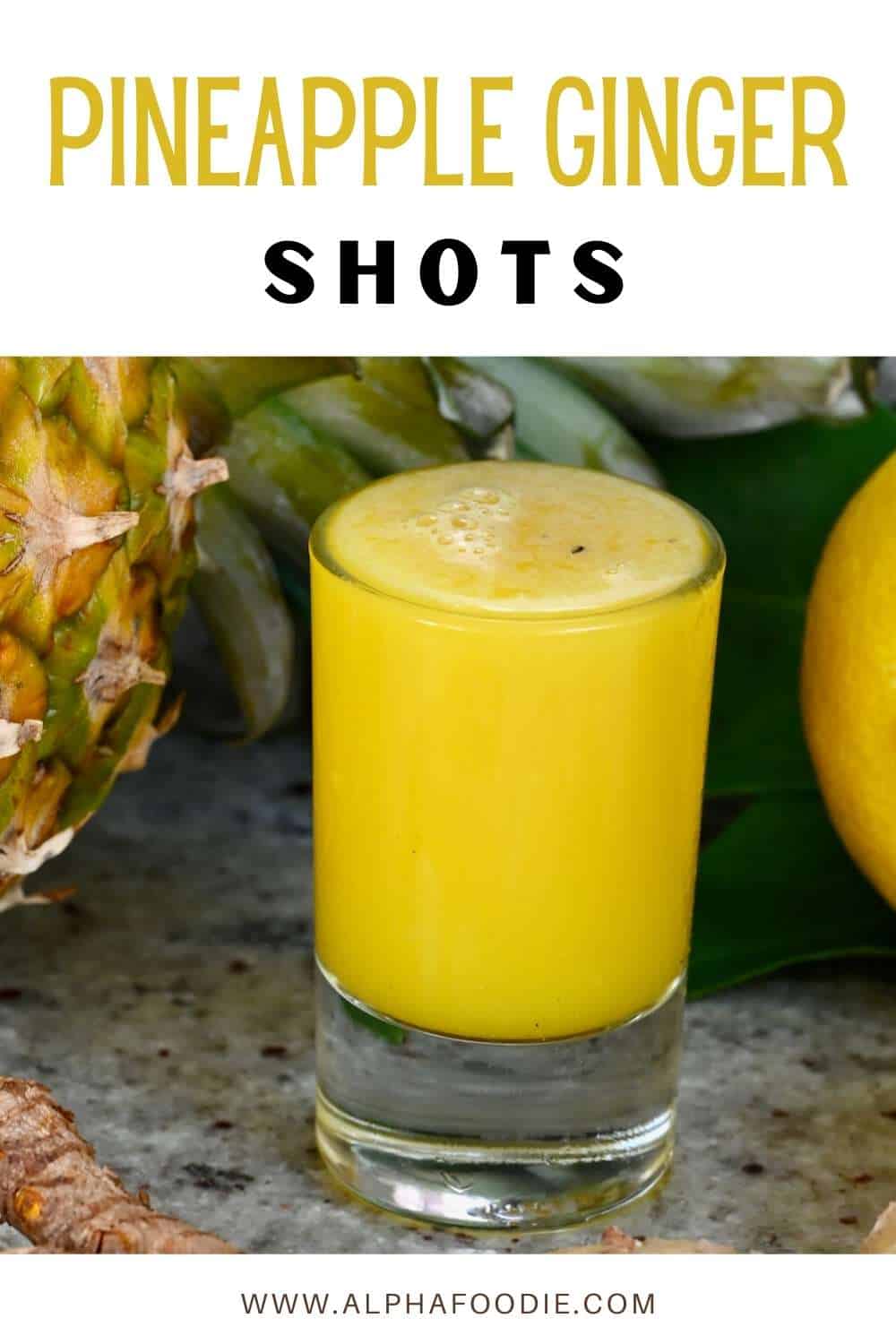 Pineapple Ginger Juice (With or Without Juicer) - Alphafoodie