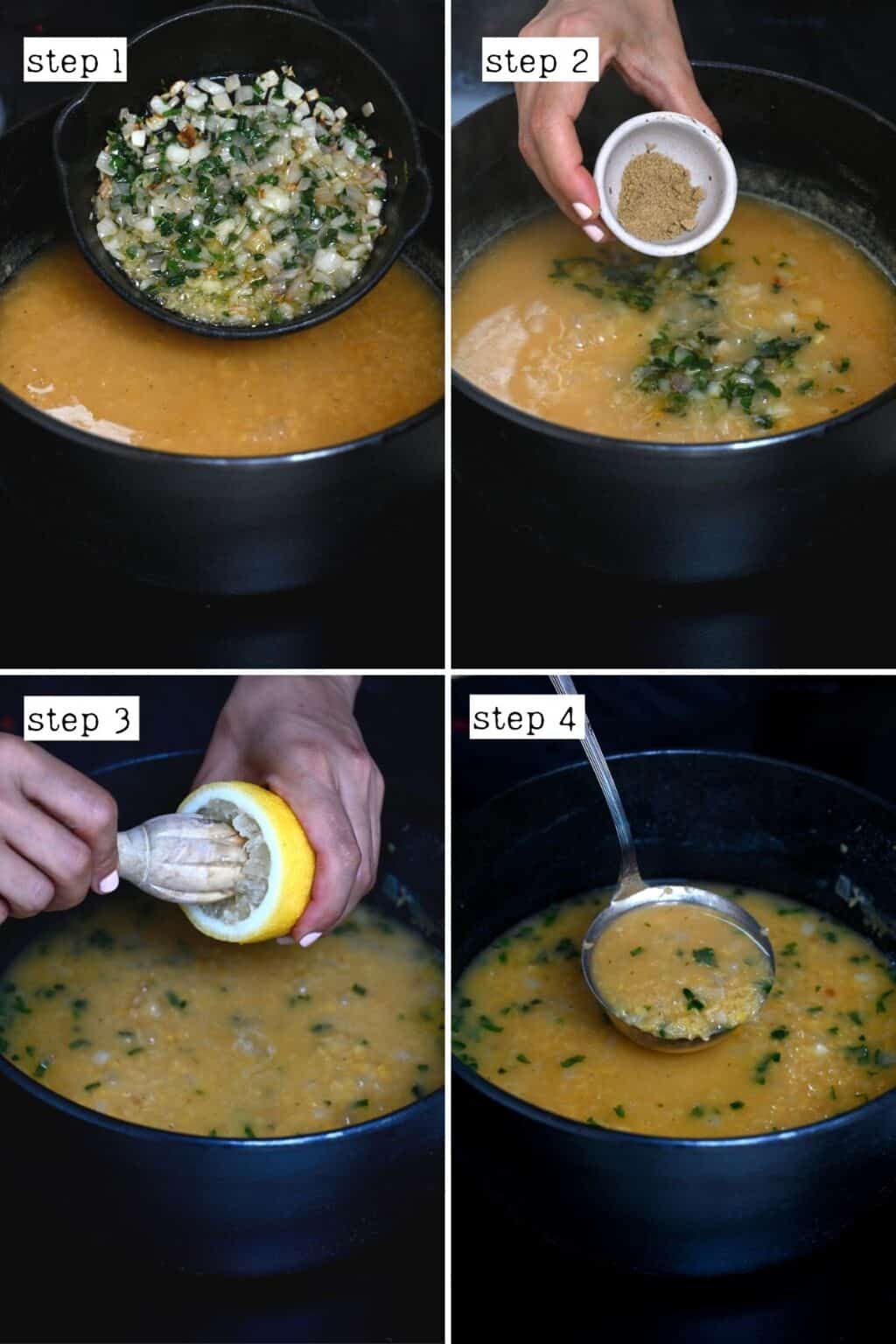 Simple Lebanese Lentil Soup - Alphafoodie