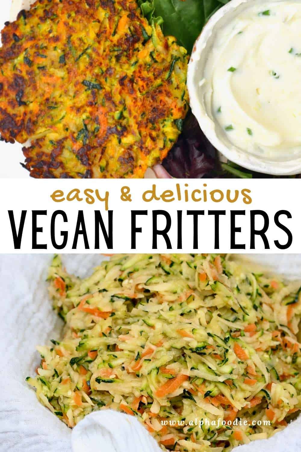 Crispy Vegetable Fritters (Gluten-Free, Vegan) - Alphafoodie