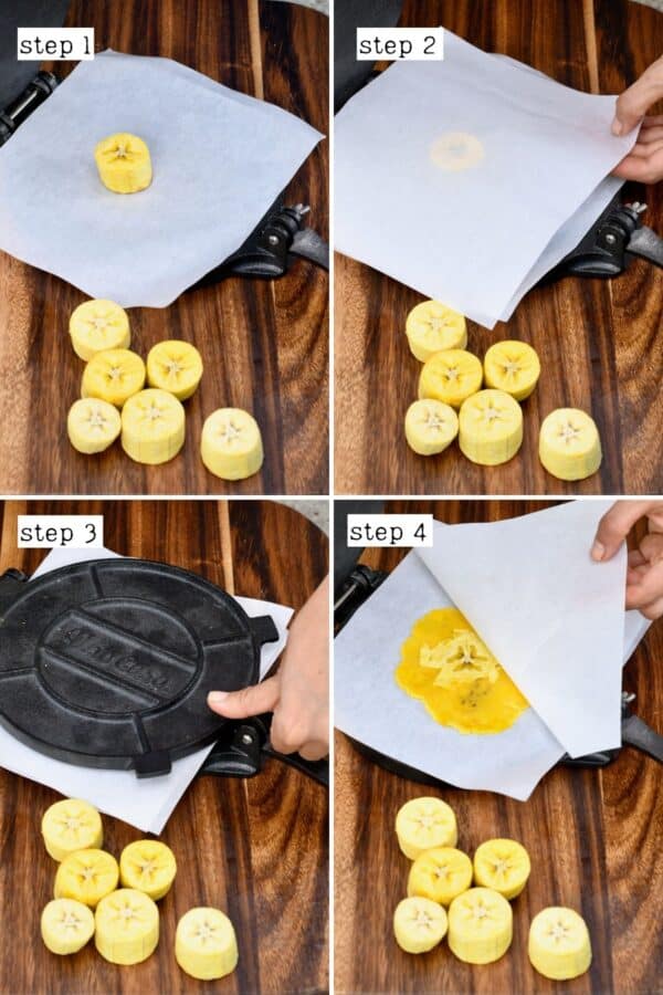 How to Make Tostones (Healthier Baked/Air Fried Green Plantain)