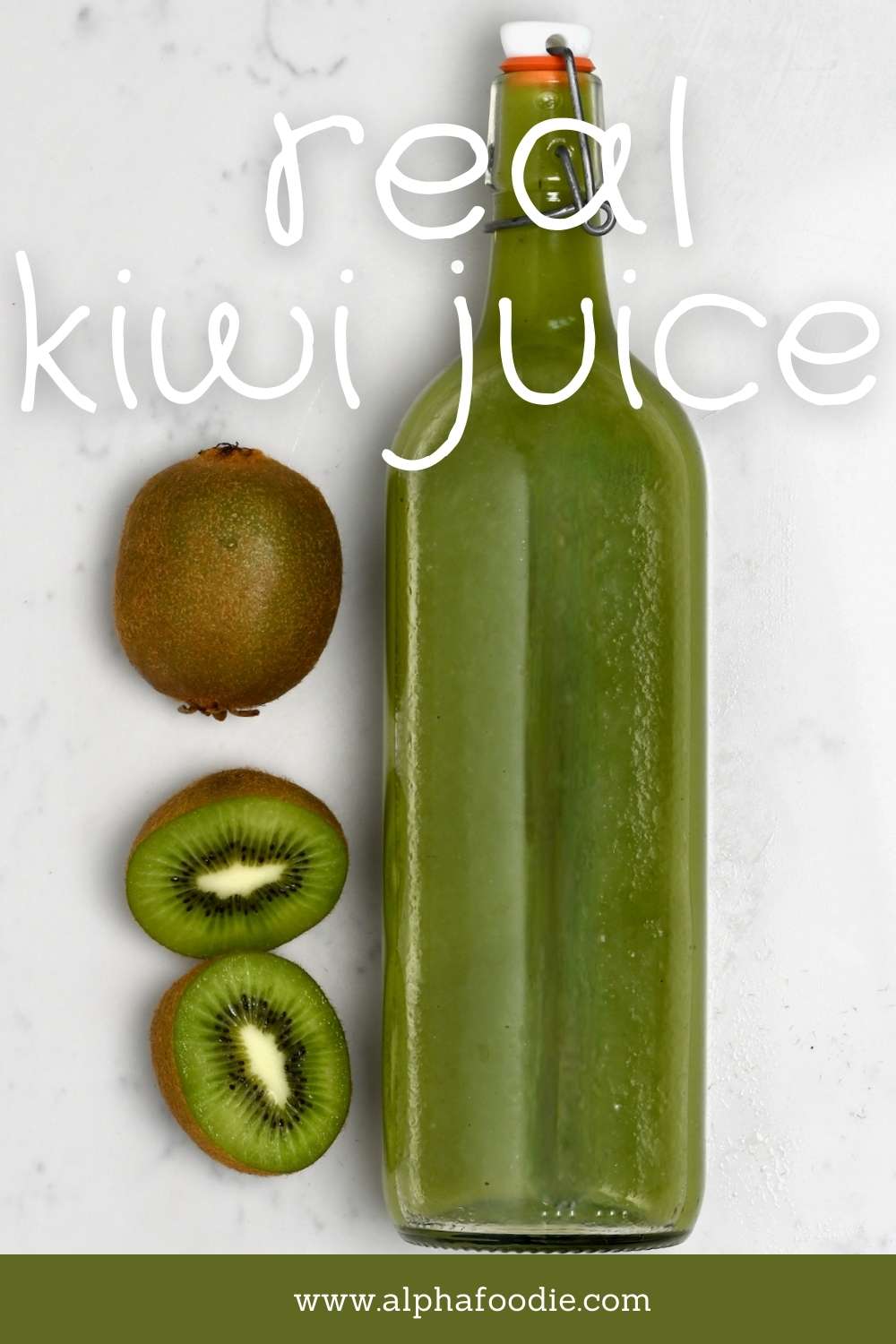 How to Make Kiwi Juice (With or Without Juicer) - Alphafoodie