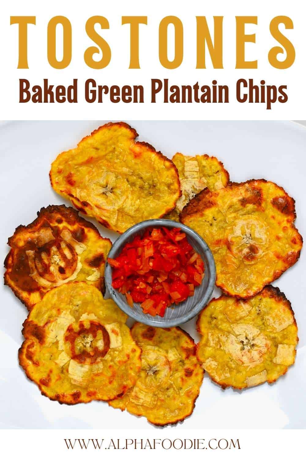 How to Make Tostones (Healthier Baked/Air Fried Green Plantain)