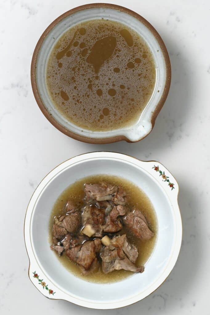 How to Make Beef Broth + Stock (Beef Bone Broth) - Alphafoodie