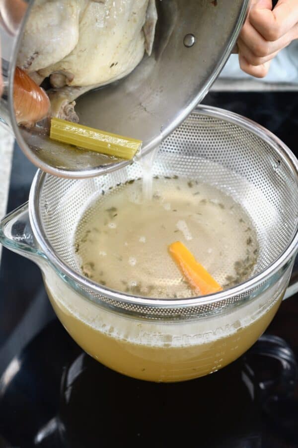 How to Make Chicken Stock (Chicken Bone Broth) - Alphafoodie
