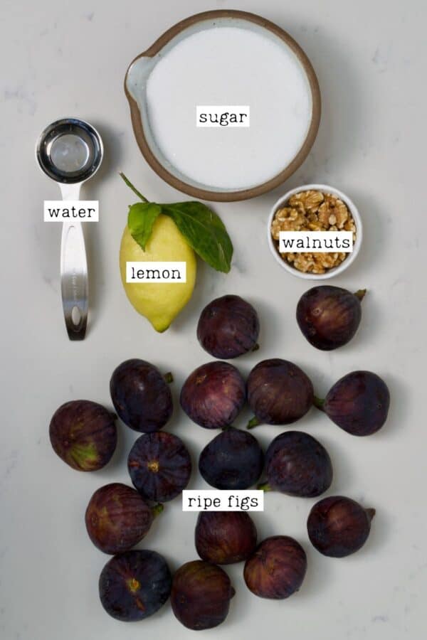 Simple Fig Jam Recipe (Fig Preserves - No Pectin) - Alphafoodie