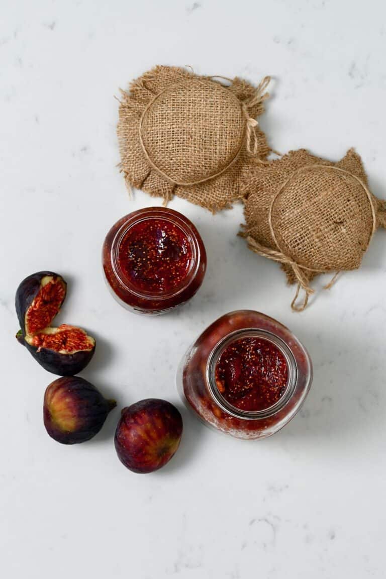 Simple Fig Jam Recipe (Fig Preserves - No Pectin) - Alphafoodie
