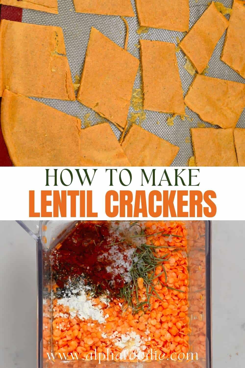 Gluten-Free Red Lentil Crackers (Lentil Chips) - Alphafoodie