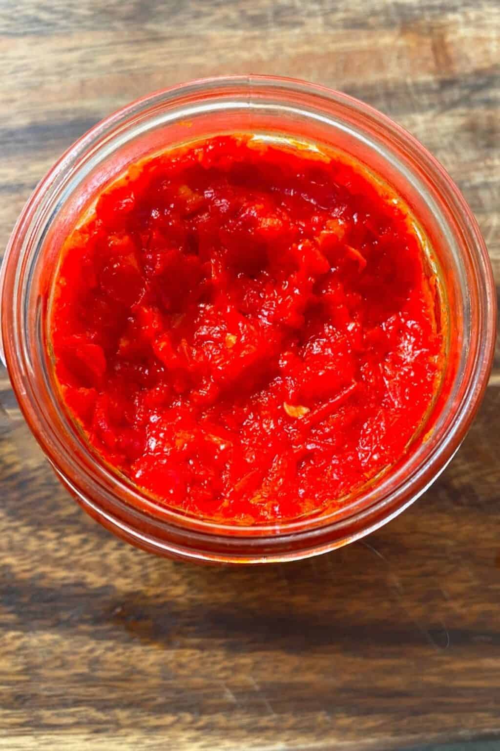 How to Make Red Chili Paste (+ Water Bath Can It) - Alphafoodie