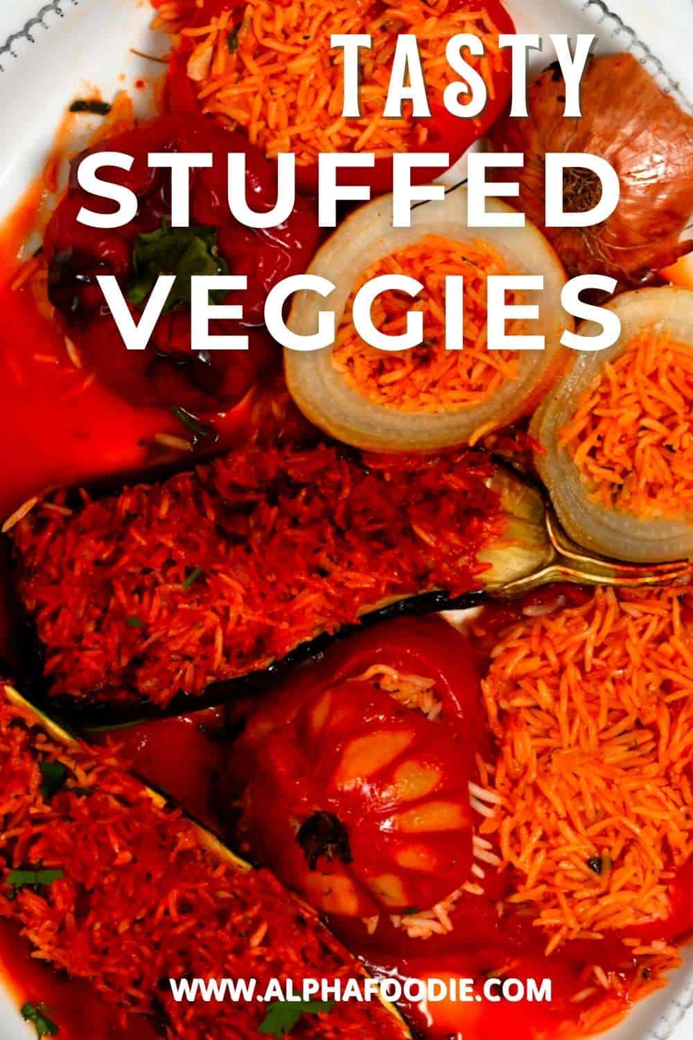 Greek Stuffed Vegetables with Rice - Alphafoodie