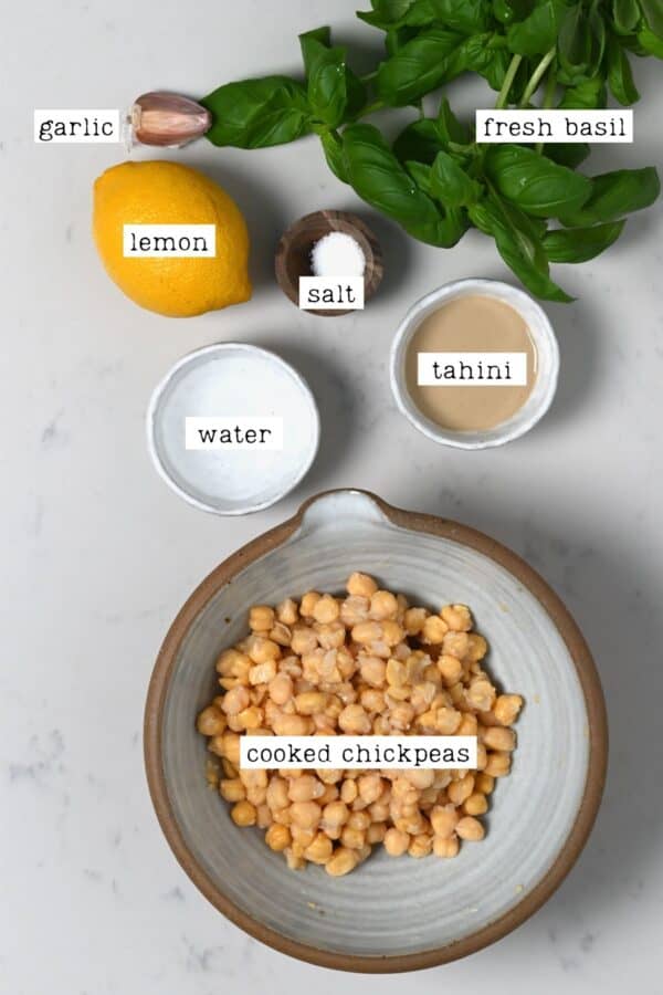 Fresh Basil Hummus (5 Ingredients | Pesto Hummus) - Alphafoodie