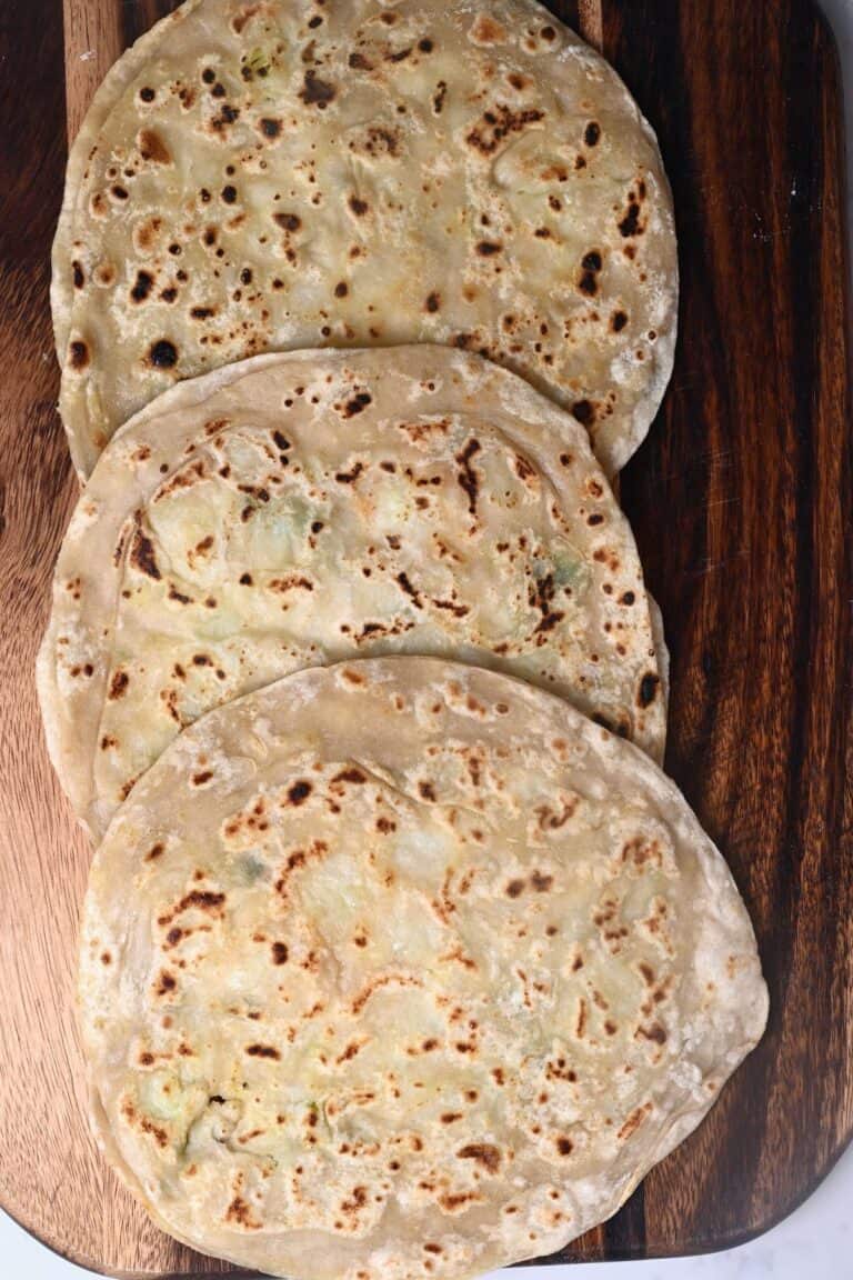 Aloo Paratha - Potato Roti Recipe - Alphafoodie