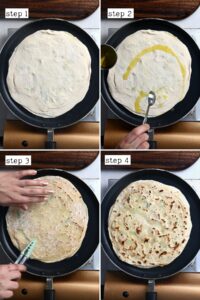 Aloo Paratha - Potato Roti Recipe - Alphafoodie