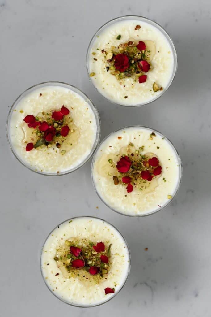 Stovetop Lebanese Rice Pudding (Riz bi Haleeb) - Alphafoodie