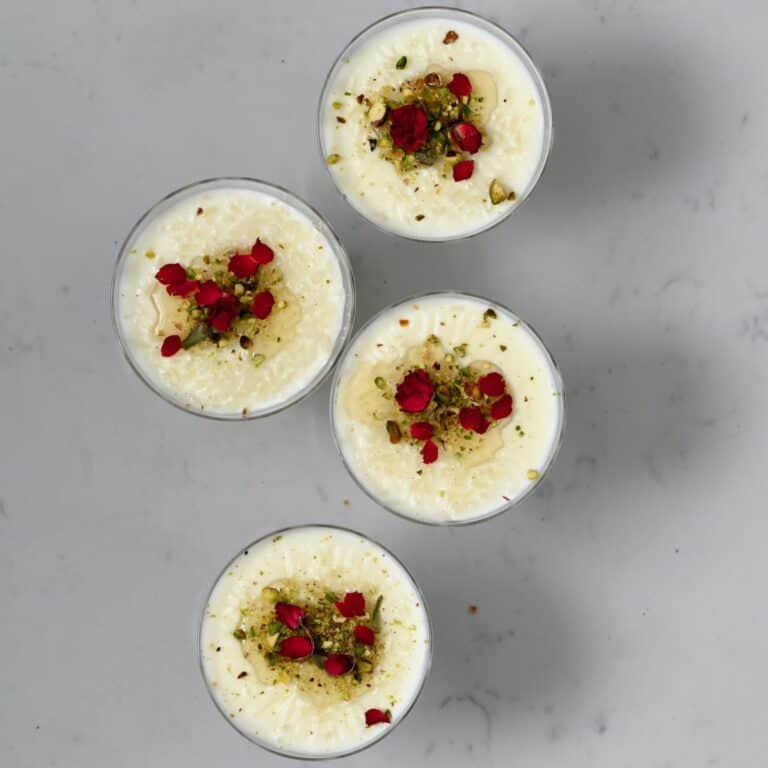 Stovetop Lebanese Rice Pudding (Riz bi Haleeb) - Alphafoodie