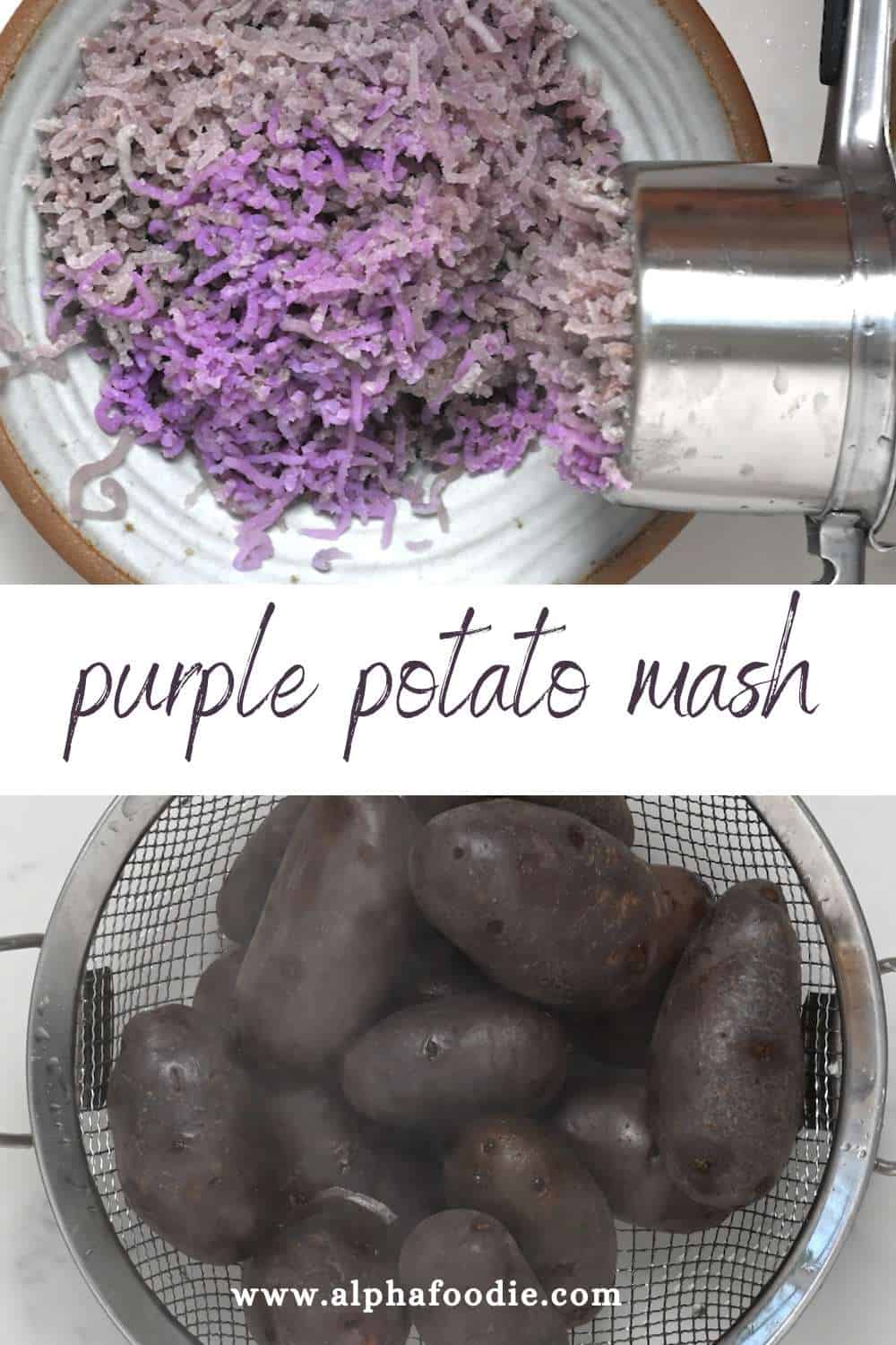 Easy Mashed Purple Potato (+ Flavor Variations) - Alphafoodie