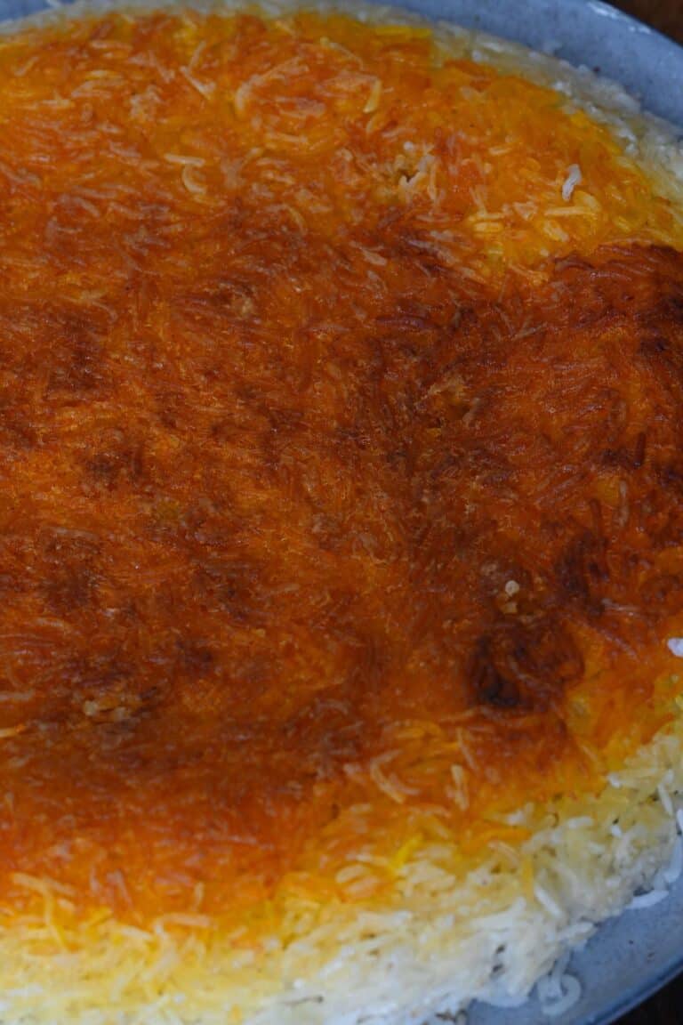 Classic Persian Crispy Rice (Tahdig) - Alphafoodie