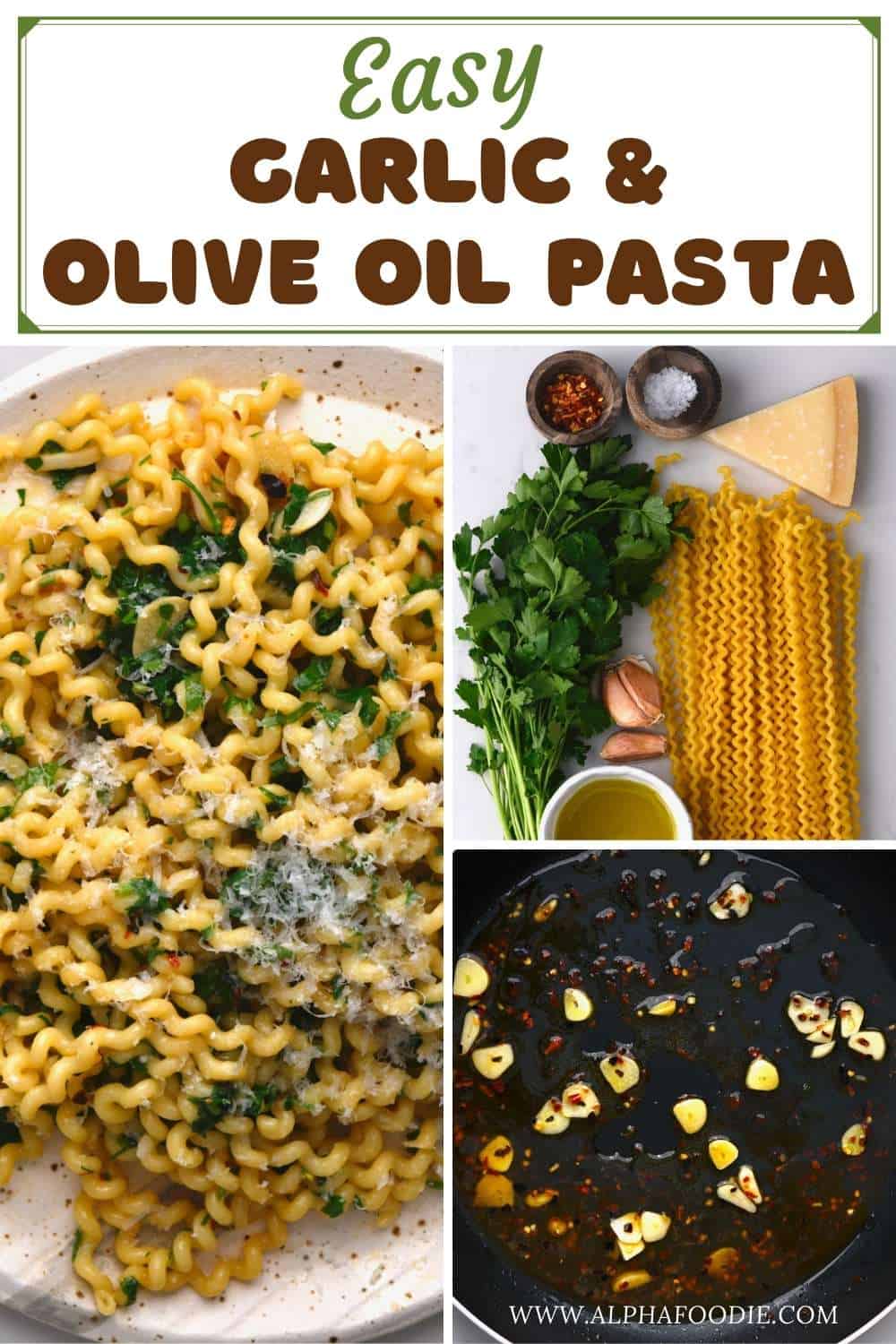 Spaghetti Aglio e Olio - Alphafoodie