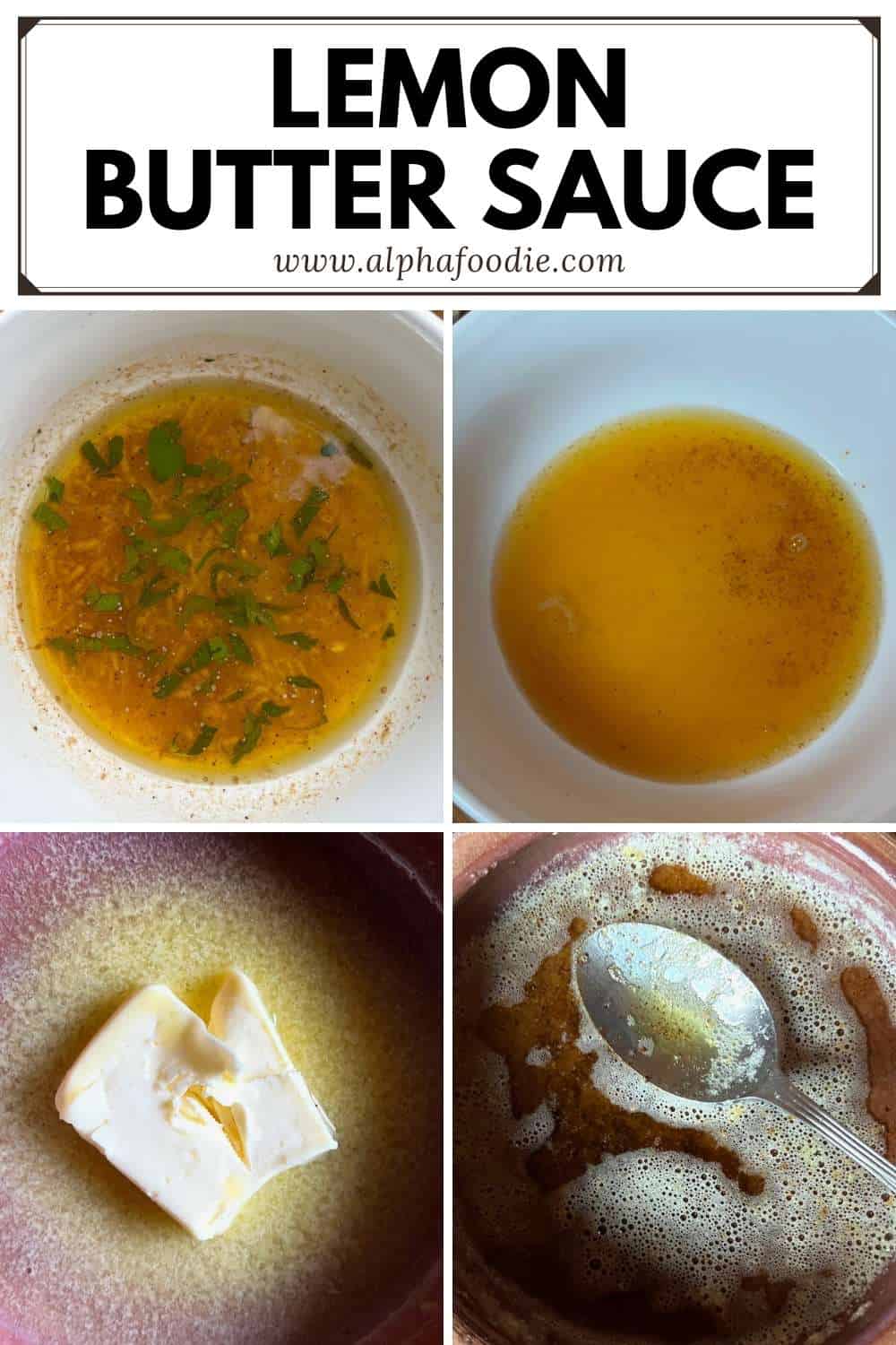 Easy Lemon Butter Sauce Recipe - Alphafoodie