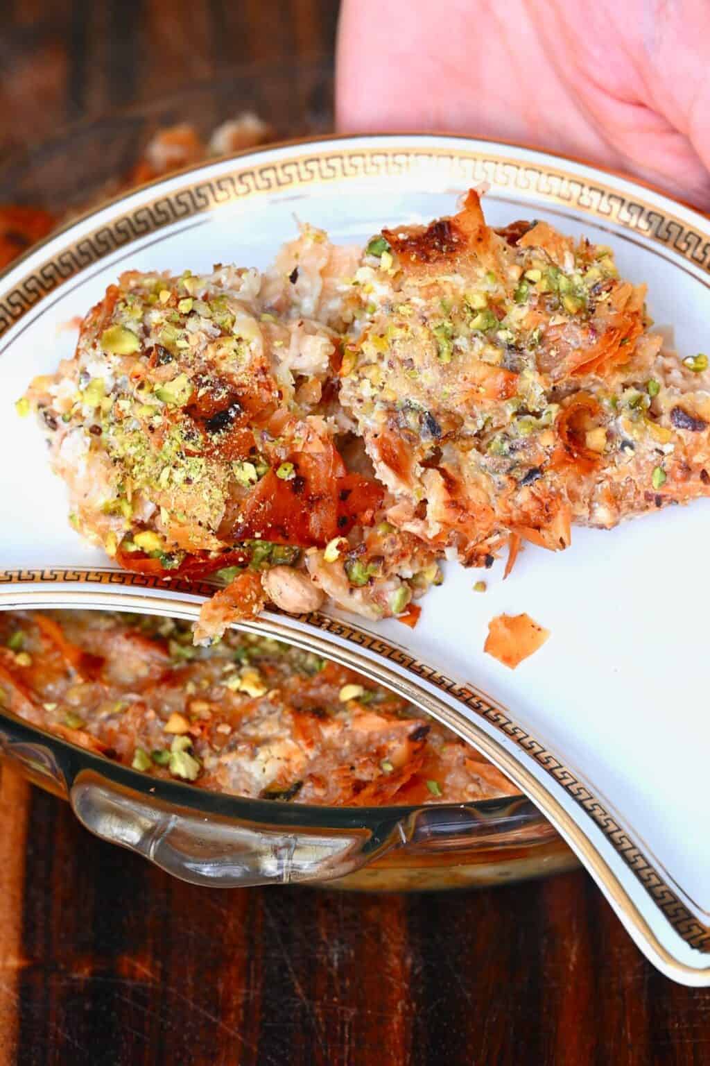 Om Ali (Egyptian Bread Pudding) - Alphafoodie