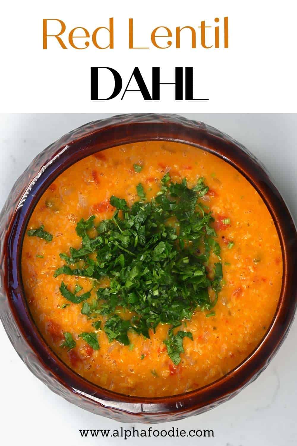 Easy Red Lentil Dal (Tarka Dal | Indian Lentil Dish) - Alphafoodie