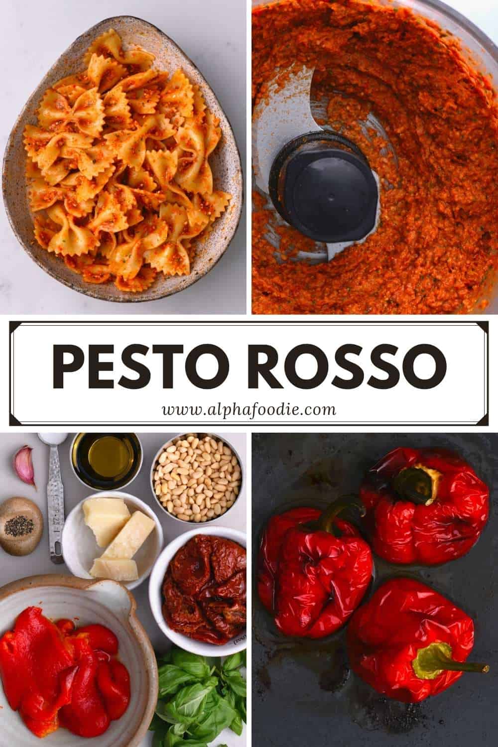 Sun-Dried Tomato Pesto (Pesto Rosso | Red Pesto) - Alphafoodie