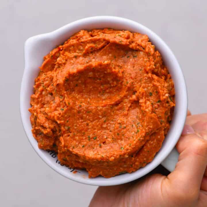Sun-Dried Tomato Pesto (Pesto Rosso | Red Pesto) - Alphafoodie