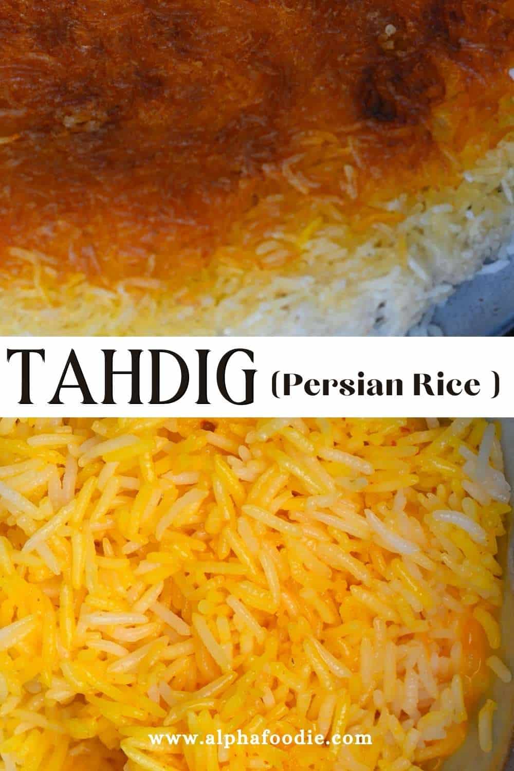 Classic Persian Crispy Rice (Tahdig) - Alphafoodie