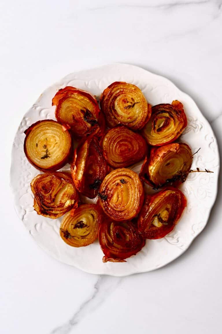 Simple Roasted Onions (Halved, Whole, Quartered)- Alphafoodie