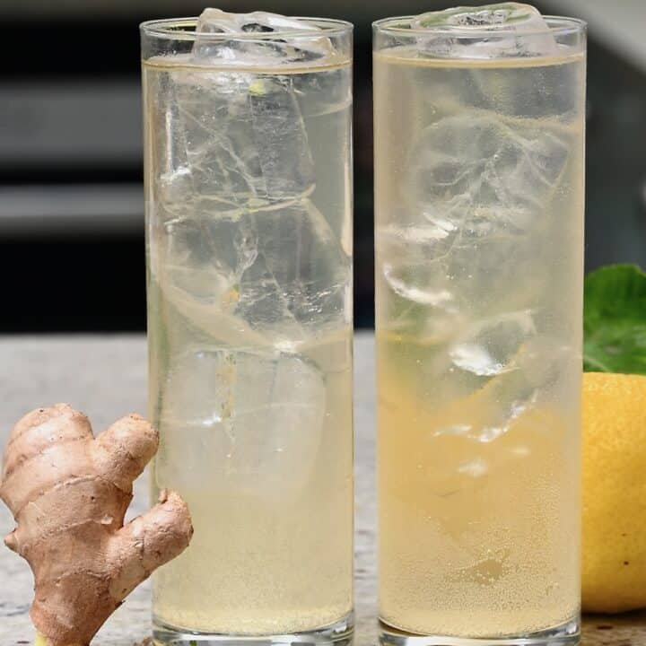 Fresh Ginger Ale Recipe (Naturally Sweetened + Flavors) - Alphafoodie