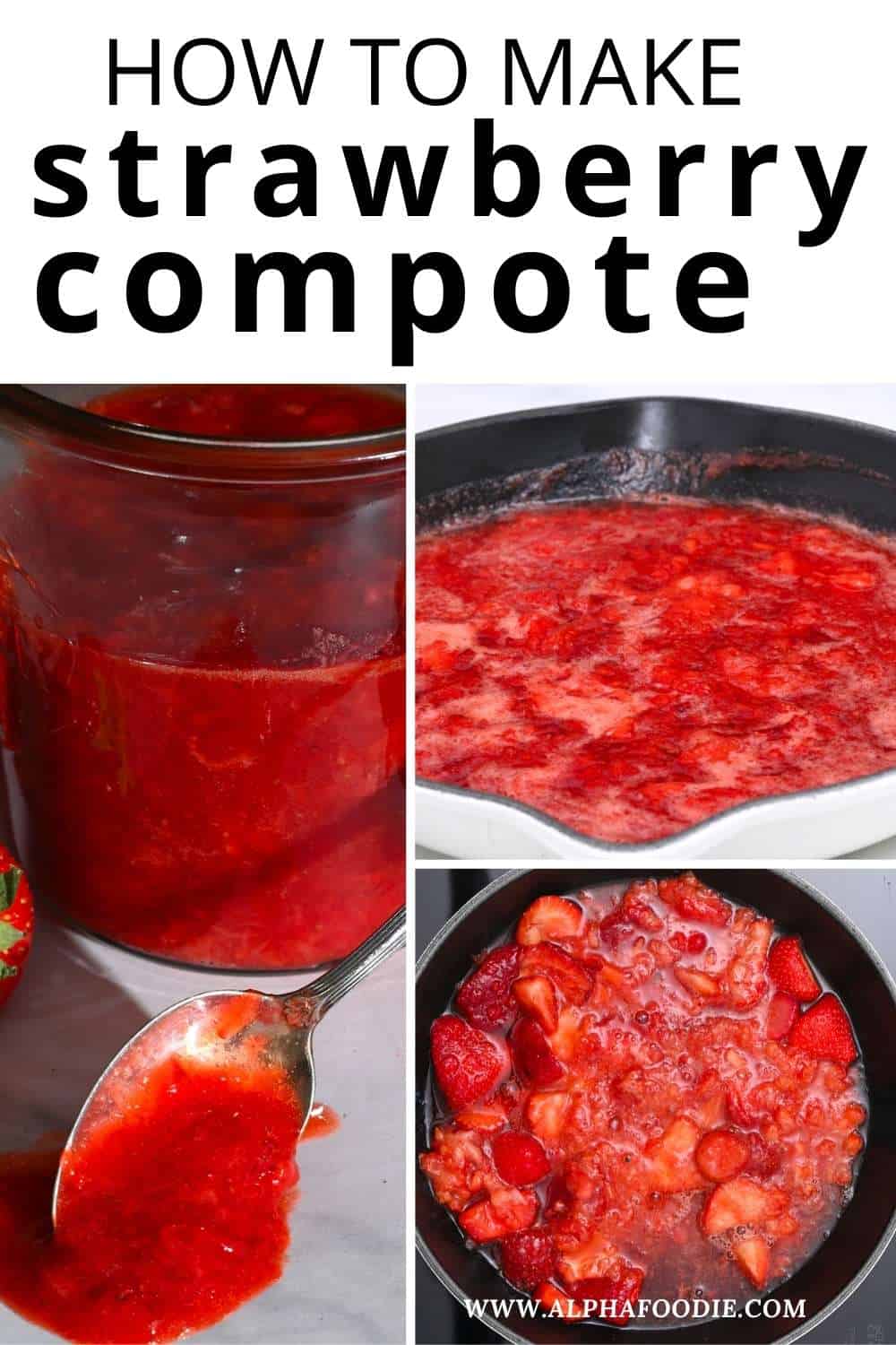Homemade Strawberry Sauce (Strawberry Topping) - Alphafoodie