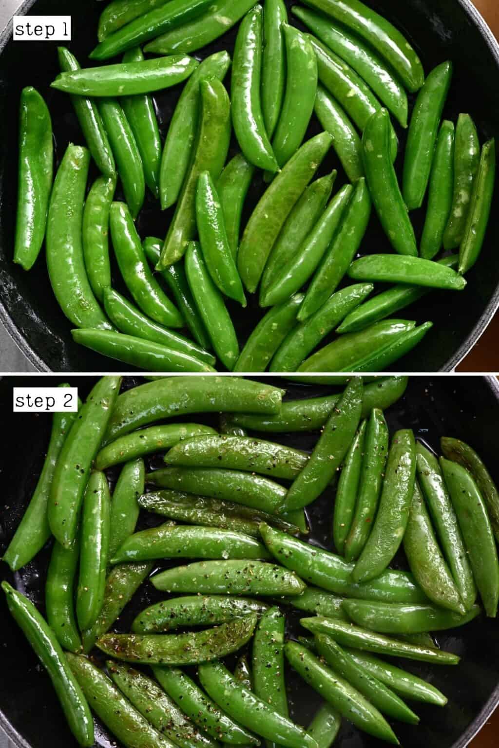 5 Minute Sugar Snap Peas Recipe - Alphafoodie