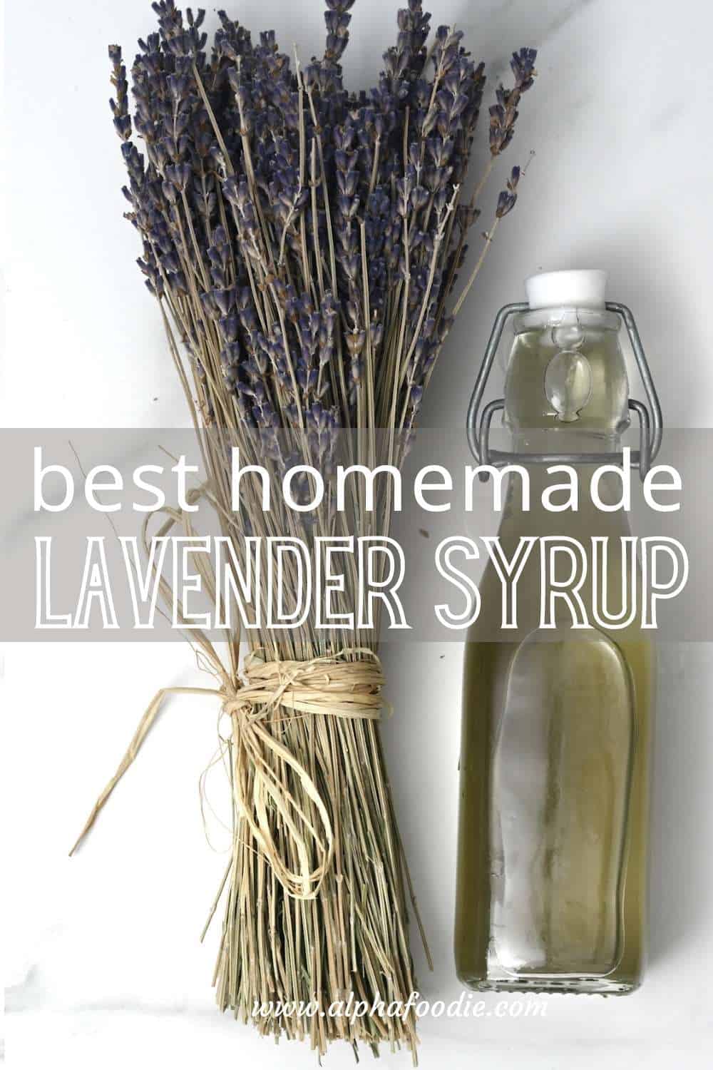 Lavender Syrup - Alphafoodie