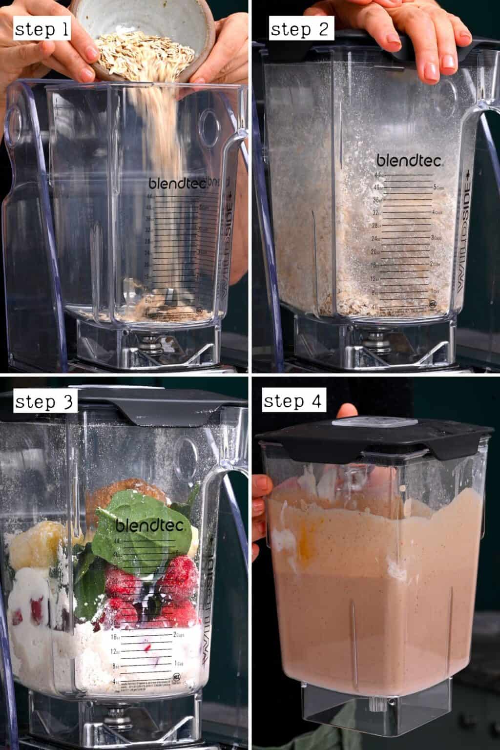 Hearty Protein Breakfast Smoothie with Strawberries - Alphafoodie