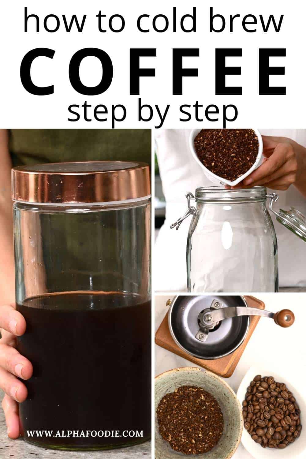 How to Make Cold Brew Coffee - Alphafoodie