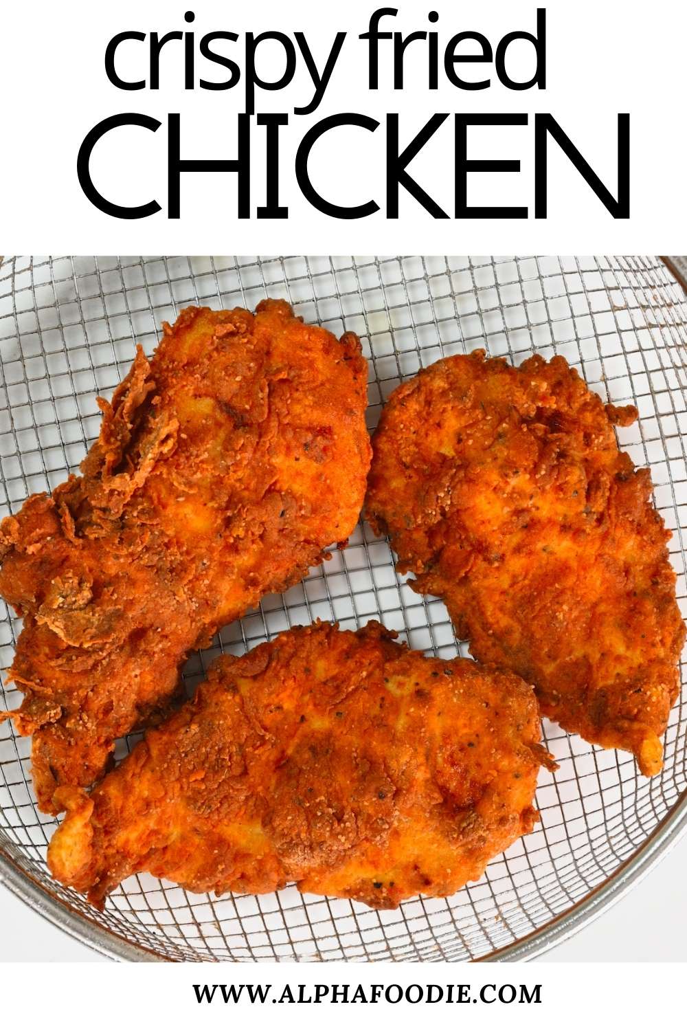 Crispy Fried Chicken Breast - Alphafoodie