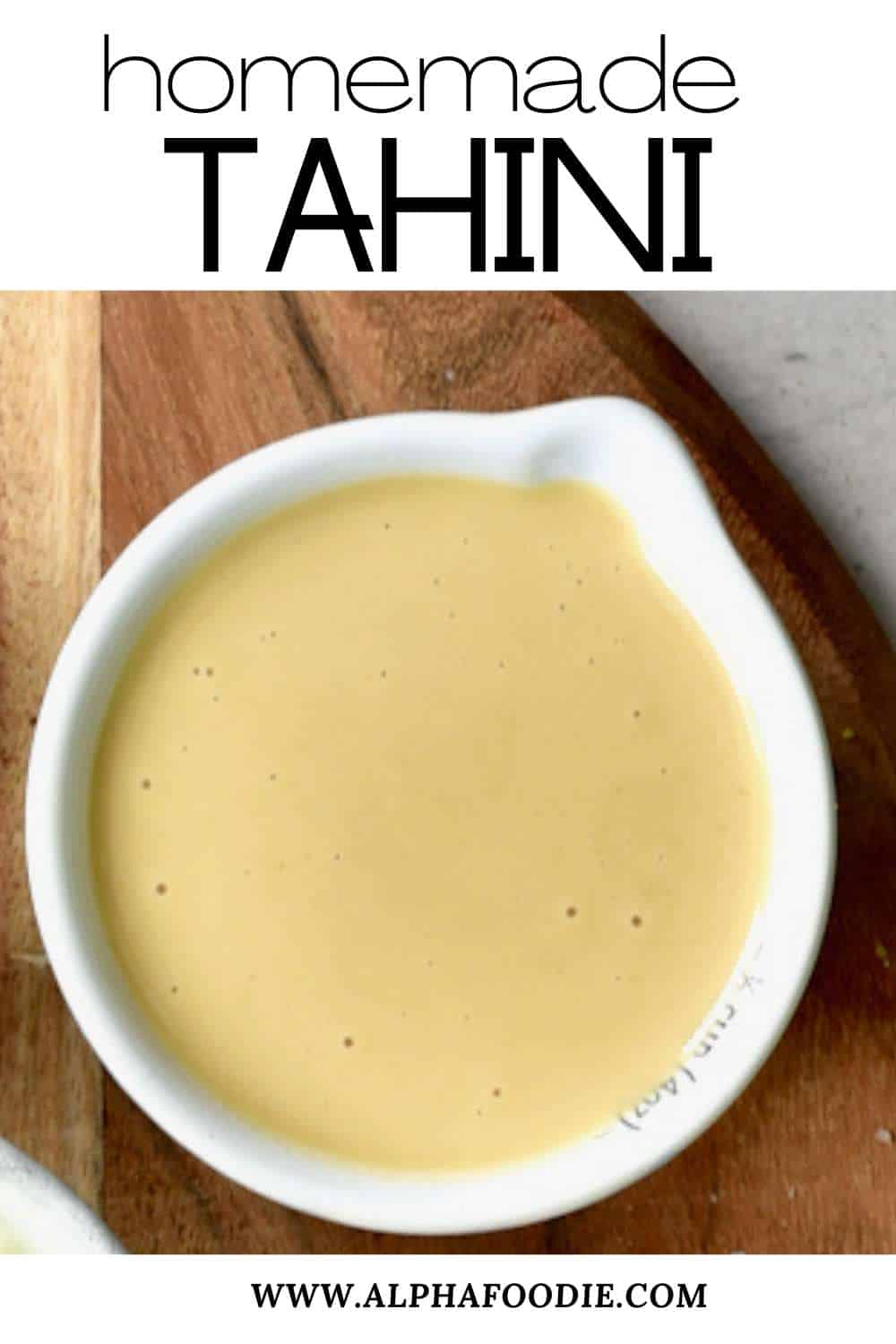 One Ingredient One Ingredient Tahini in Minutes - Alphafoodie