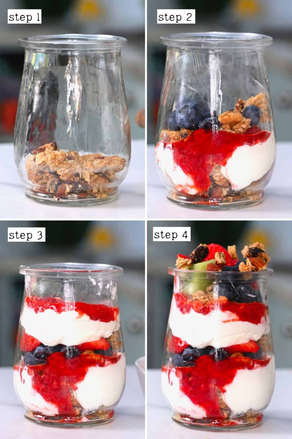 Healthy Fruit and Yogurt Parfaits - Alphafoodie