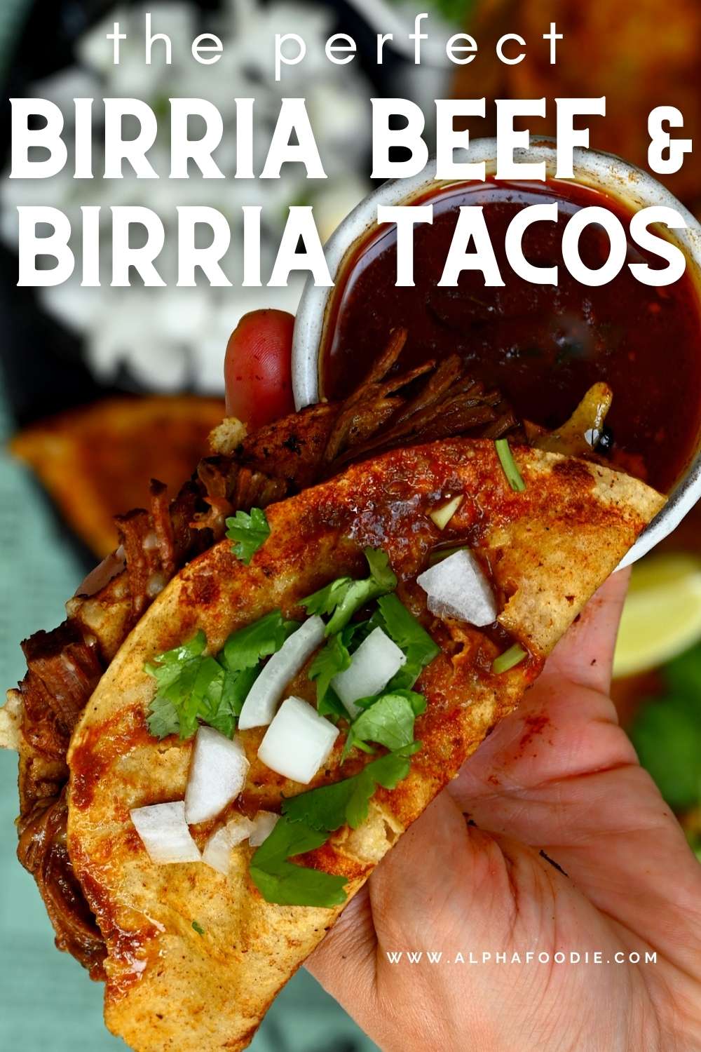 The Best Beef Birria Tacos - Alphafoodie