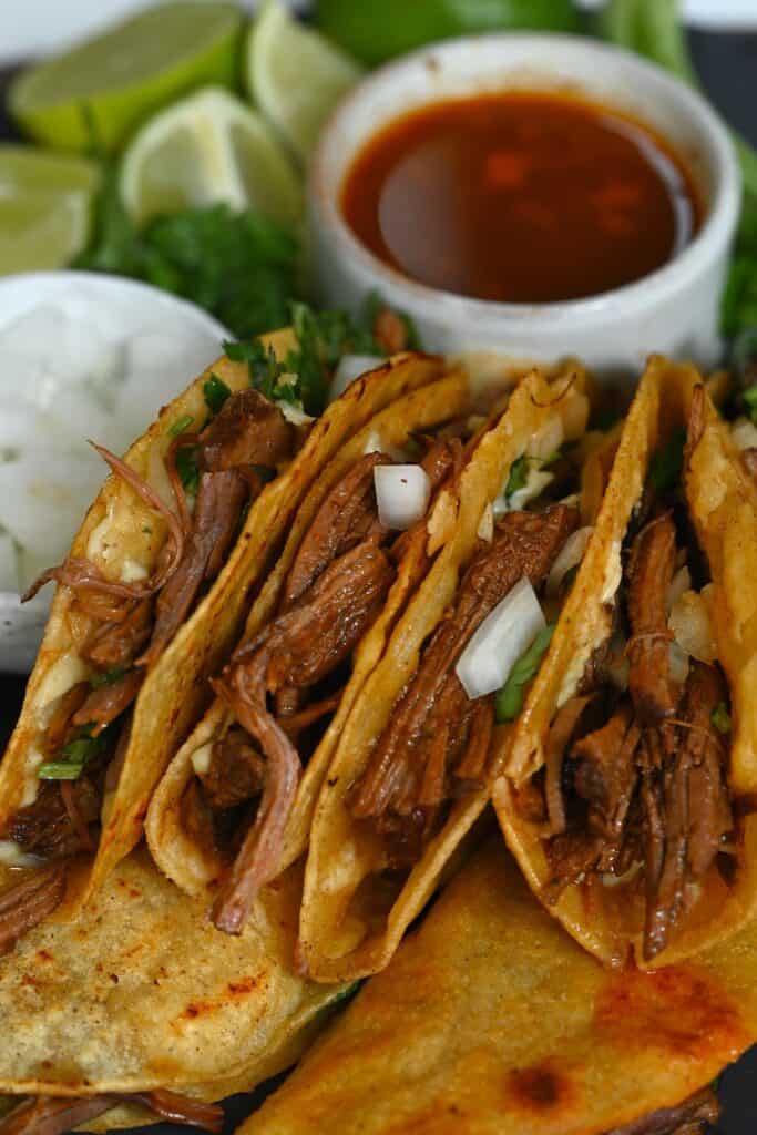 The Best Beef Birria Tacos - Alphafoodie