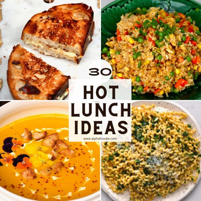 Mains Recipes (Lunch + Dinner) - Alphafoodie