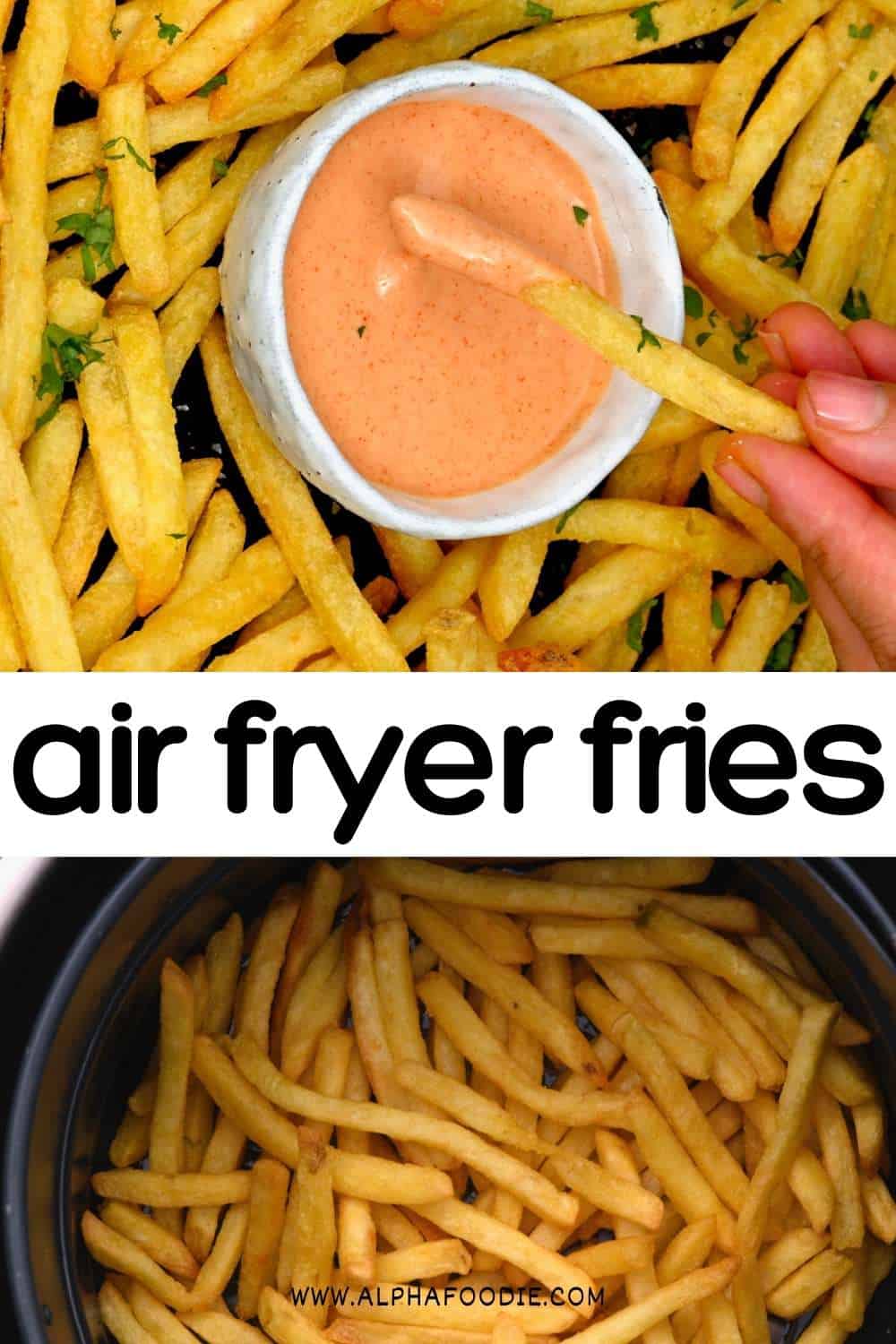 Air Fryer Frozen French Fries - Alphafoodie