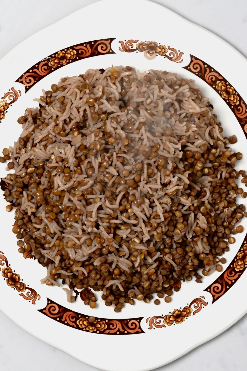 Mujadara: Lentils and Rice with Crispy Onions - Alphafoodie