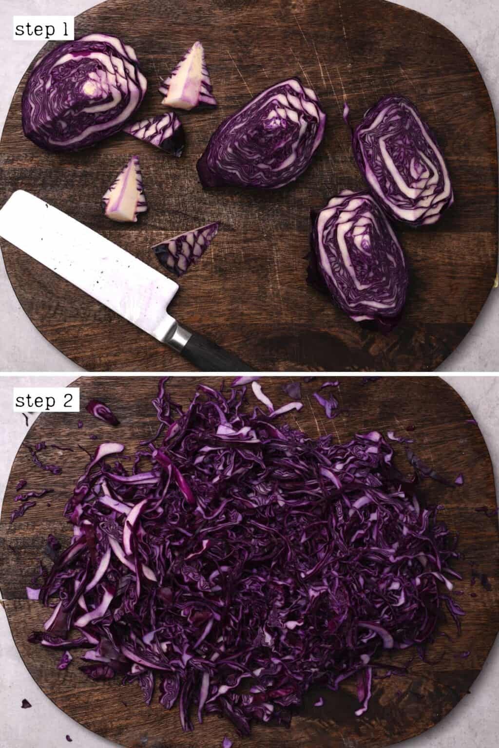 Quick Pickled Cabbage - Alphafoodie
