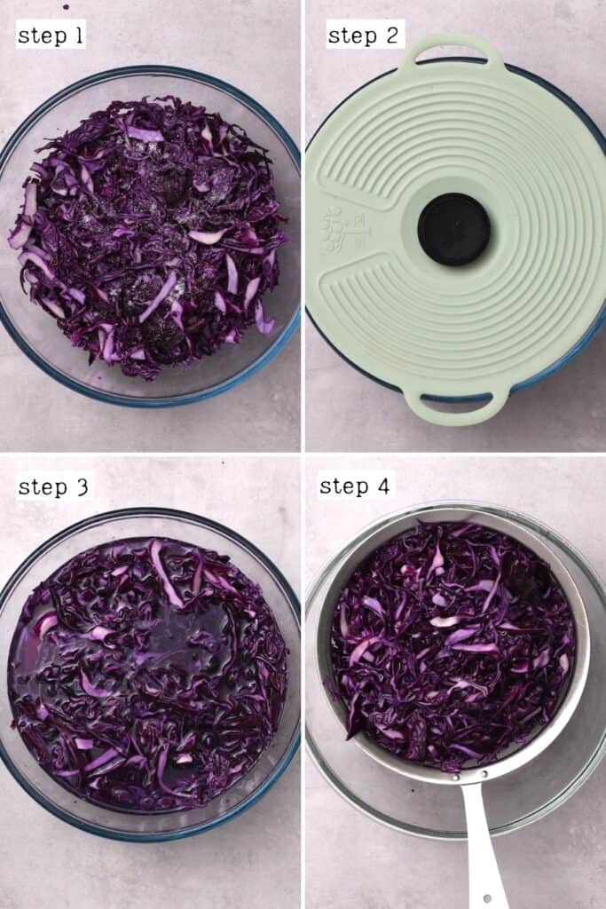 Quick Pickled Cabbage - Alphafoodie